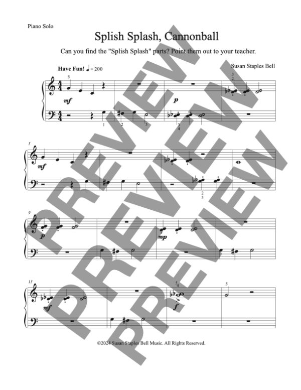 Summer Fun Collection for Elementary – Susan Staples Bell Music